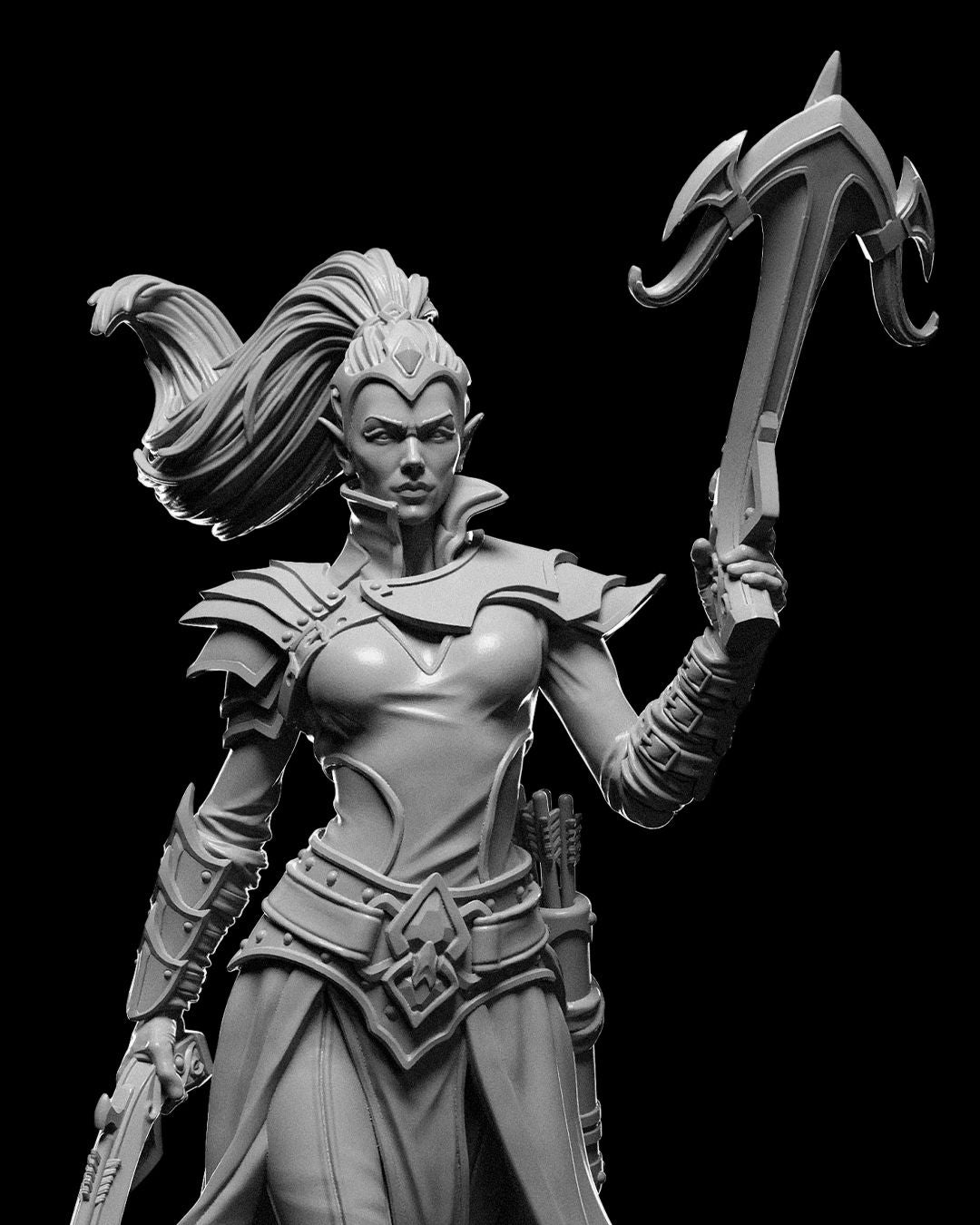 DNDNB - Briza Do'Urden - Livia - Female Drow Dark Elf miniature ...