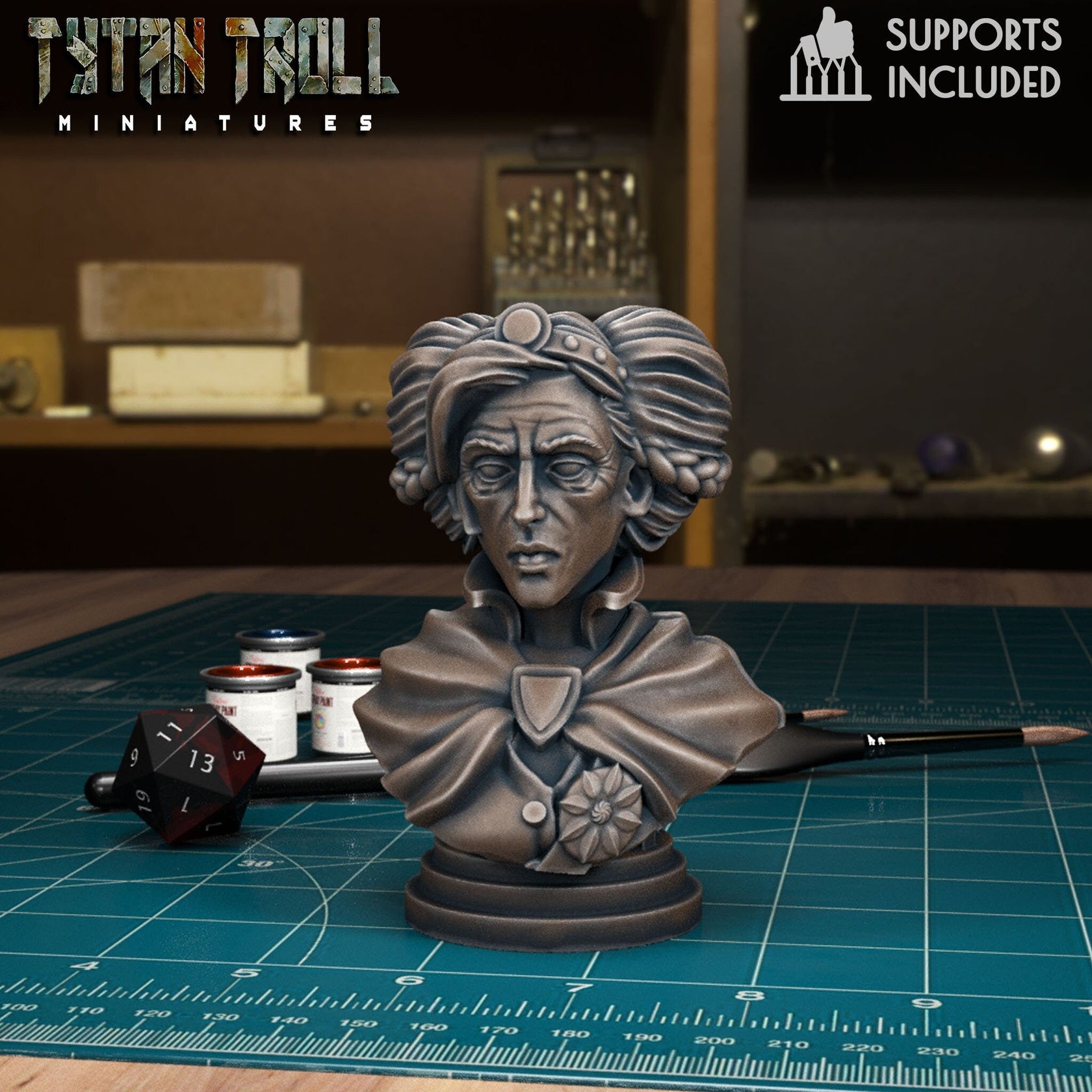 DnDCoS - Lady Fiona Wachter Ambitious Noble Strahd miniature – Tavern ...